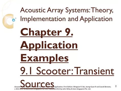 Ppt Acoustic Array Systems Theory Implementation And Application
