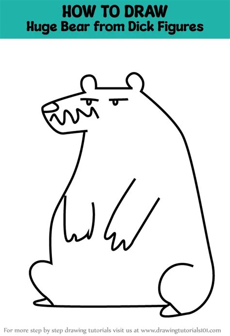 How To Draw Huge Bear From Dick Figures Dick Figures Step By Step DrawingTutorials Com