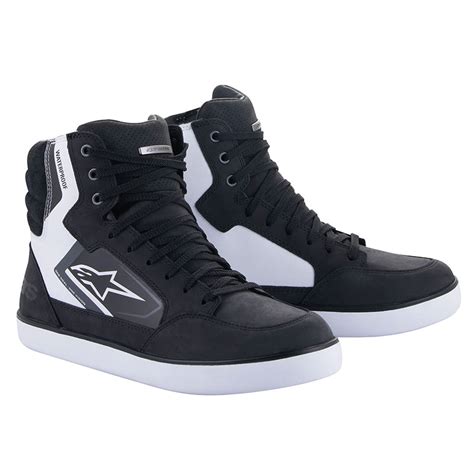 Alpinestars J 6 Waterproof Shoes Black White Grey Motostorm En