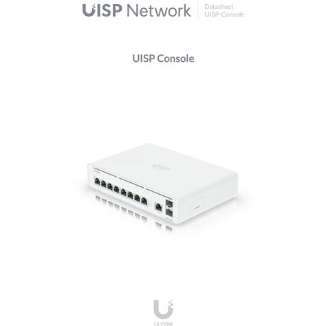 Ubiquiti Uisp Console 9 Port Gigabit 2sfp Uisp Console Mr Satellite