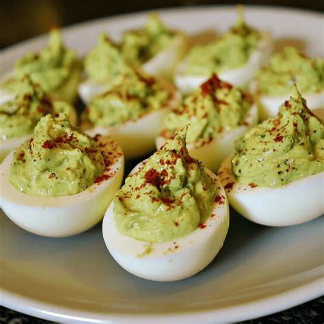 Avocado Deviled Eggs Mini Meal Prep