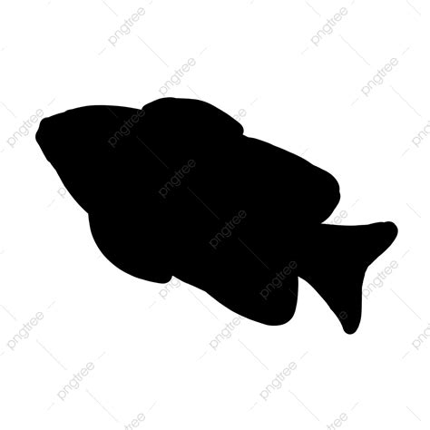Fish Silhouette океан существо клоун рыба Png рыбий силуэт морская