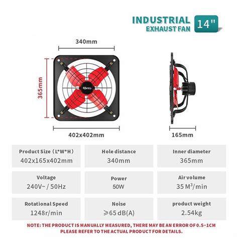 Wall Type Industrial Fan 81012141620 Inch Exhaust Fan Kitchen