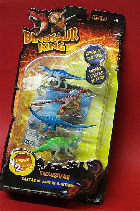 Dinosaur King Pack 4 Figures 2 Cards Series 2 Sega Acrocanthosaurus