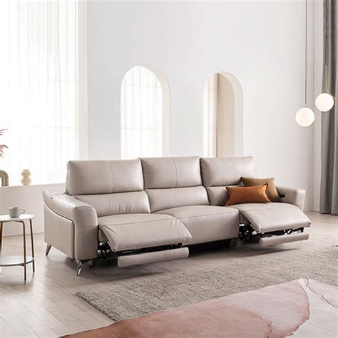 루치아노 4인 가죽 소파