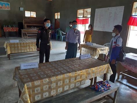 မော်လမြိုင်ခရိုင် ခေါဇာမြို့ တွင် အထွေထွေရွေးကောက်ပွဲကျင်းပမည့် မဲရုံမ