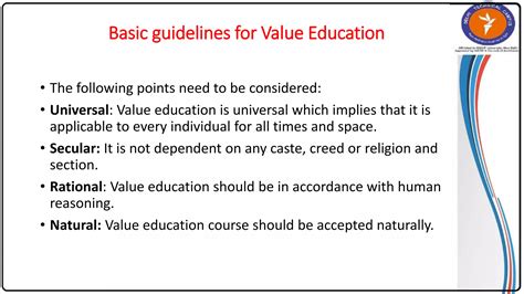 Value Educationppt