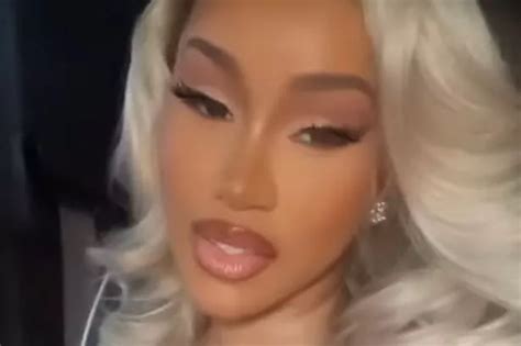 Cardi B Gives Fans A Peek At Her Ample Cleavage With Risqué Plunging