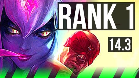 Evelynn Vs Lee Sin Jng Rank 1 Rank 1 Eve 13312 600 Games
