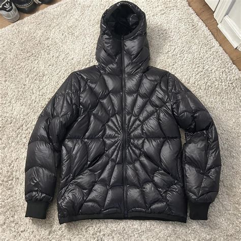 Moncler X Spider Man Down Puffer Jacket Worn Once Depop