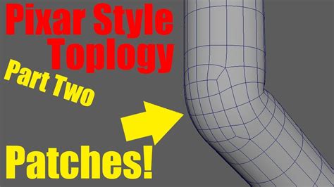 Intro To 3D Art Pixar Style Topology Part 2 Patches 3d Tutorial