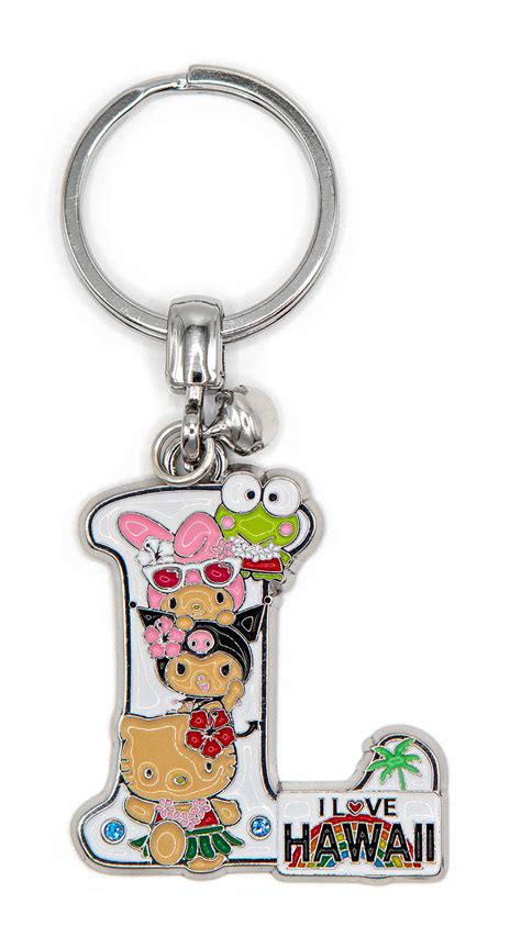 Hello Kitty® And Friends Hawaii Initial Keyring L