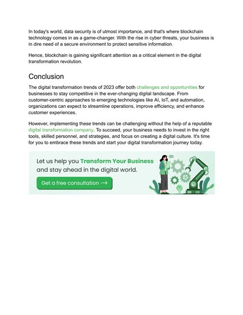 PPT Top Digital Transformation Trends To Watch In 2023 PowerPoint