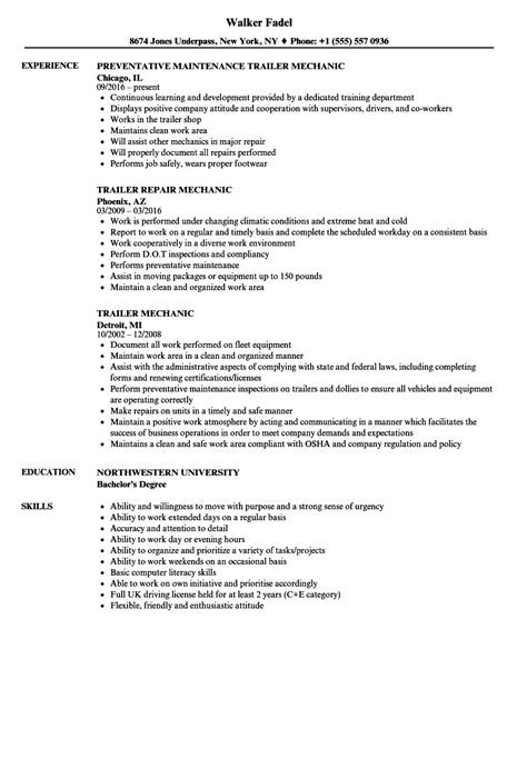 Bicycle Repair Sample Resume