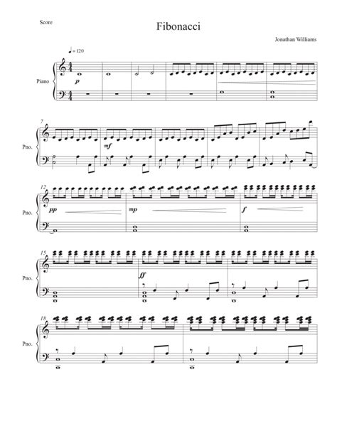 Fibonacci Piano Solo Digital Sheet Music Sheet Music Plus