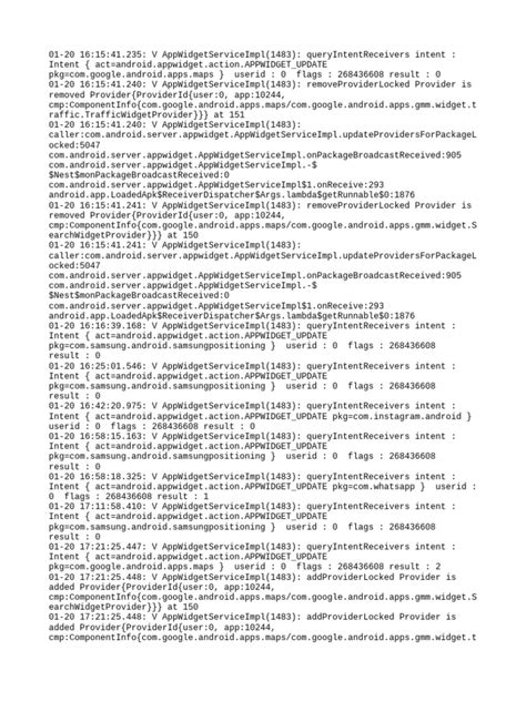 appwidget history log1 download free pdf application software computing