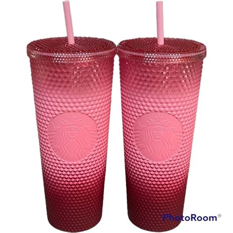 Starbucks Kitchen Starbucks Pink Ombr Waxberry 24 Oz Tumbler Nwt