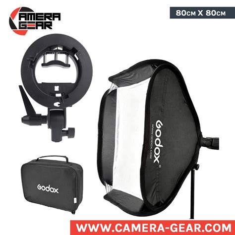 Godox Softbox 80x80 With S Type Bracket Light Modifiers Camera Gear