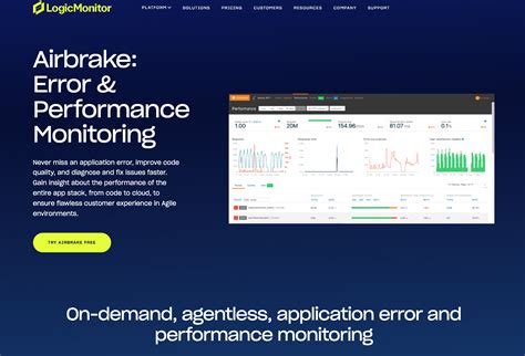 Airbrake Error And Performance Monitoring Logicmonitor