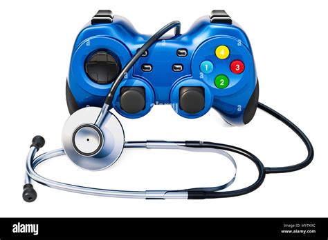 Repair And Service Of Gamepad Game Controller Concept D Rendering Isolated On White