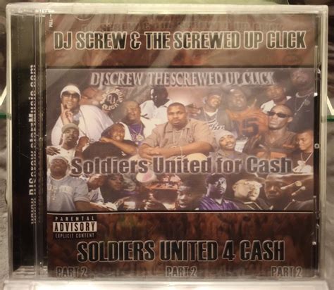 Soldiers United 4 Cash Part 2 By Dj Screw Cd 2019 686506008322 Ebay