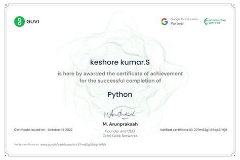 keshore kumar on linkedin guvi krct awscloud darama