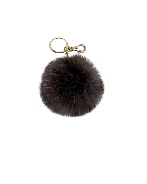 The Furkissed Sable Pom Keychain Pologeorgis