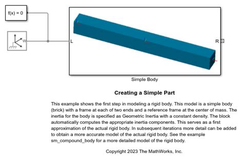 Creating A Simple Body Matlab And Simulink Mathworks China