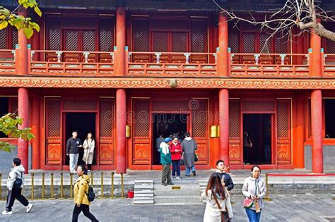 Beijing China November 6 2024 Yonghe Temple Editorial Stock Image