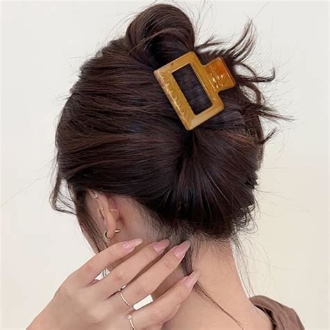 Petites Pinces À Cheveux 8Pcs Pince À Cheveux Carrée Antidérapante