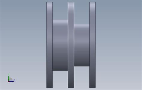 简单滑轮 Solidworks 2017 模型图纸免费下载 懒石网