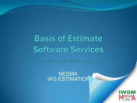 Basis Of Estimate For It Services Ppt