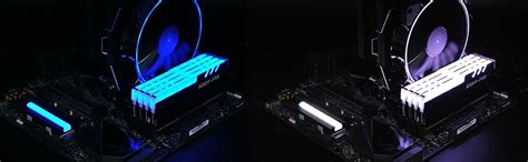 EZDIY FAB 12V RGB Memory RAM Cooler RGB DDR Heatsink Compatible With