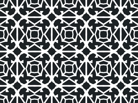 Black And White Seamless Pattern Geometrical Pattern Design In Aztec
