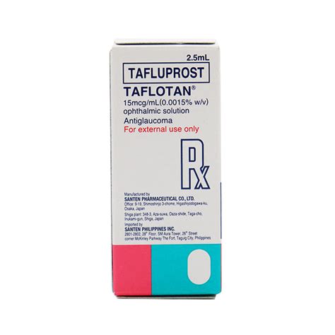 Taflotan S Tafluprost 15mcg Ml 0 0015 W V Ophthalmic Solution 0