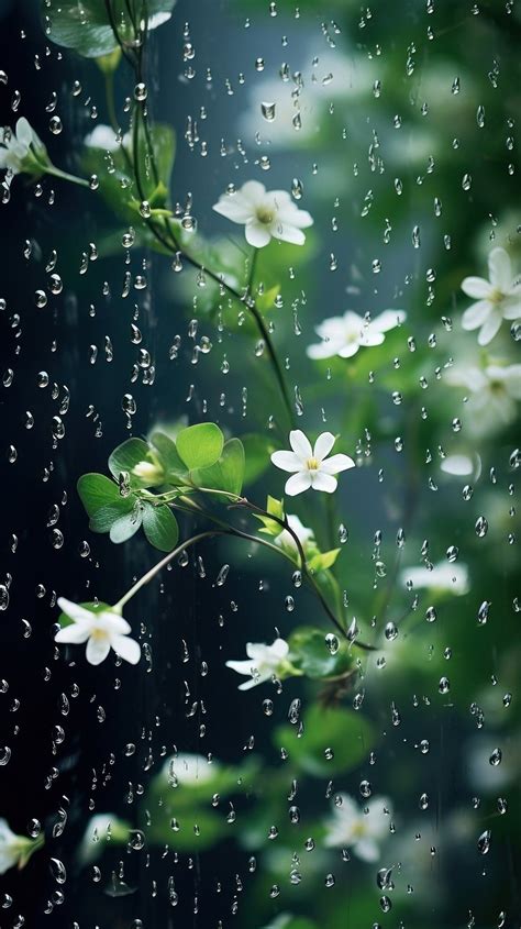 Jasmine Rain Outdoors Blossom Ai Premium Photo Rawpixel