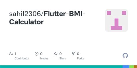 Github Sahil Flutter Bmi Calculator