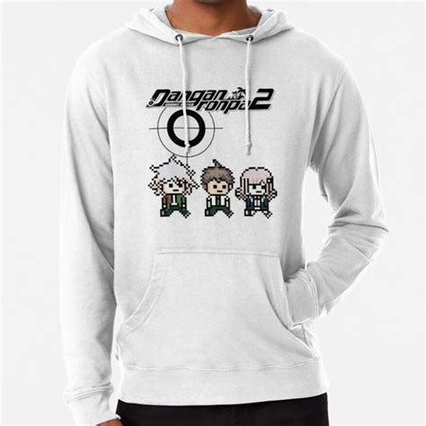 Danganronpa Pixels Game Hoodie Danganronpa Store