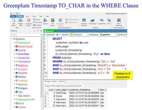 Greenplum Timestamp Format Examples Software Connecting All