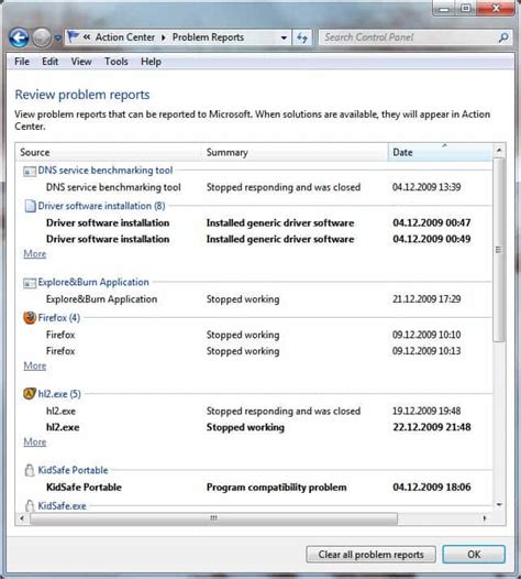 Windows Reliability Monitor Ghacks Tech News