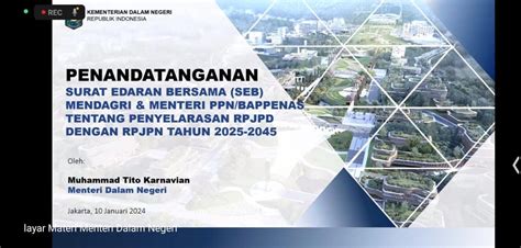 Instruksi Pusat RPJPD Harus Selaras Dengan RPJPN Tahun 2025 2045 Provinsi Kepulauan Bangka
