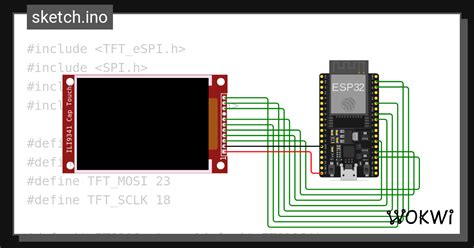 TFT Display With ESP32 Bongo Cat Custom Wokwi ESP32 STM32 Arduino Simulator