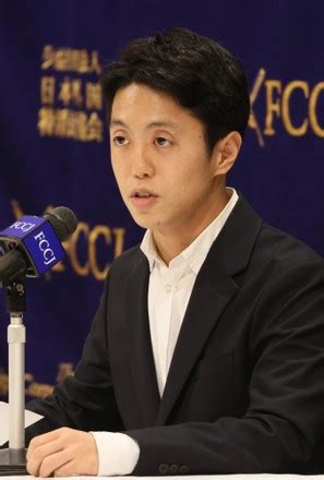 Japanese Video Journalist Toru Kubota Speaks Editorial Stock Photo