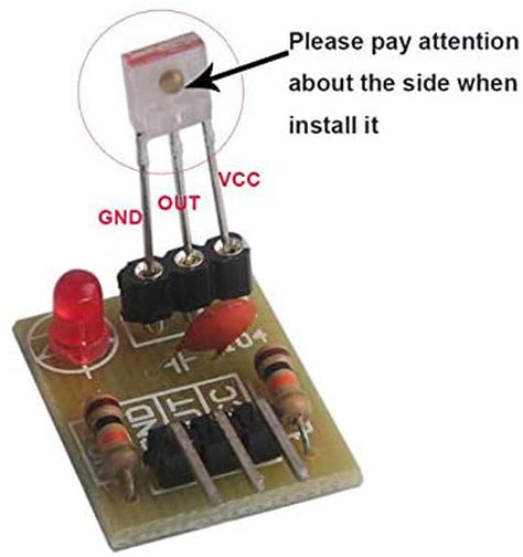 5v Laser Receiver Sensor Detection Module Non Modulator Tube For Ardui