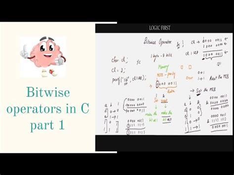 Bitwise operators in C - part 1 - YouTube