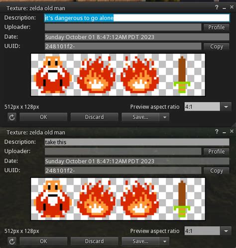 Put Texture Proportion In Description On Upload Lsl Scripting