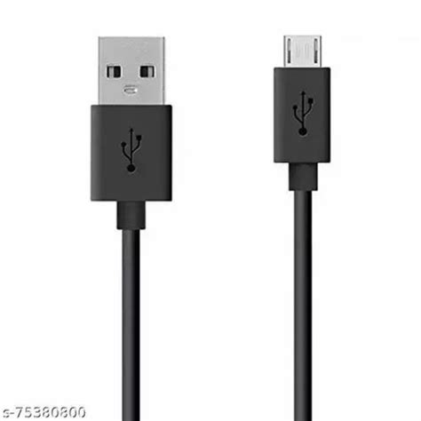 Black Micro USB Cable Cable Size M At Rs Piece In New Delhi ID