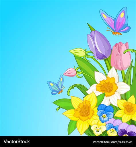 Easter Bouquet Royalty Free Vector Image Vectorstock