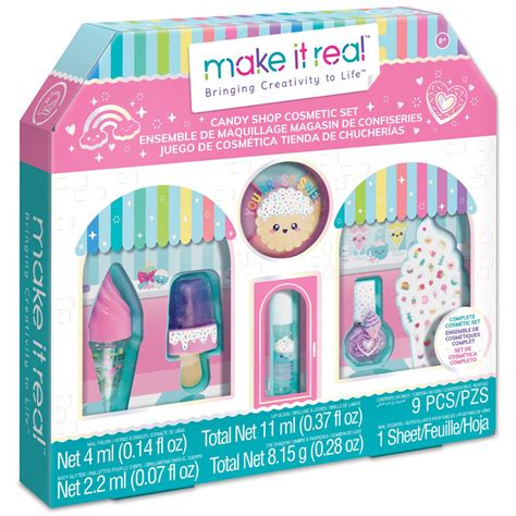 Make It Real Candy Shop Cosmetic Set 9 Pcs Vanilla And Strawberry