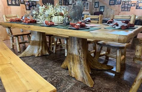 Log Dining Room Sets